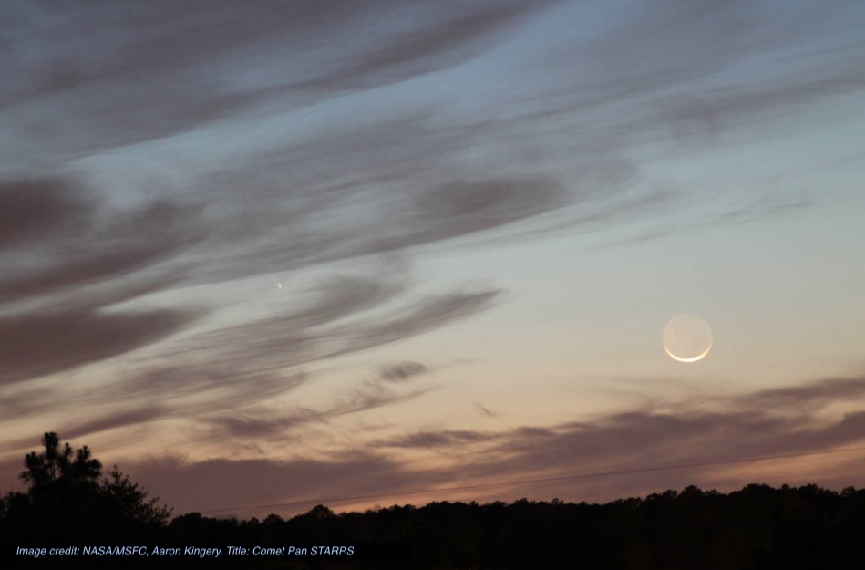 *Comet Pan STARRS Image Credit: NASA:MSFC, Aaron Kingery | Denise Springer